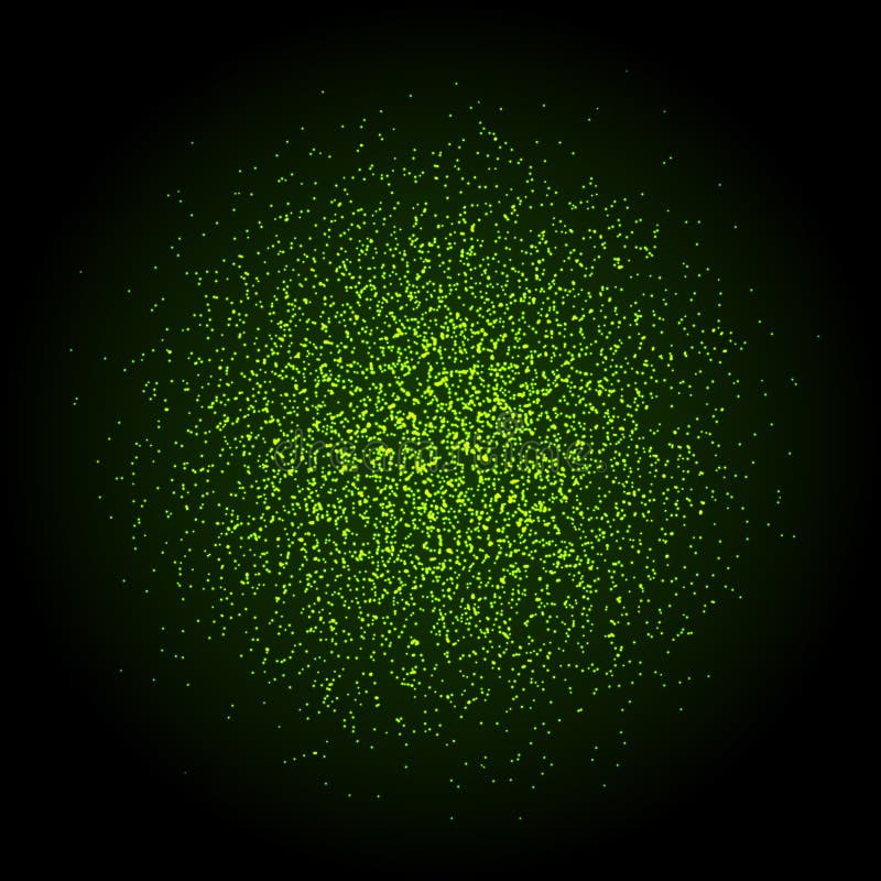 Shiny Particles Shape. Sparkling Background. Stardust Explosion on ...