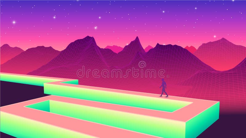 Neon Pathway Stock Illustrations – 1,849 Neon Pathway Stock ...