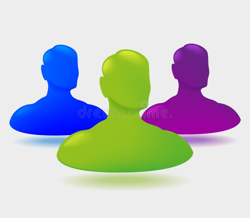 Shiny people icon design stock vector. Illustration of user - 41398276