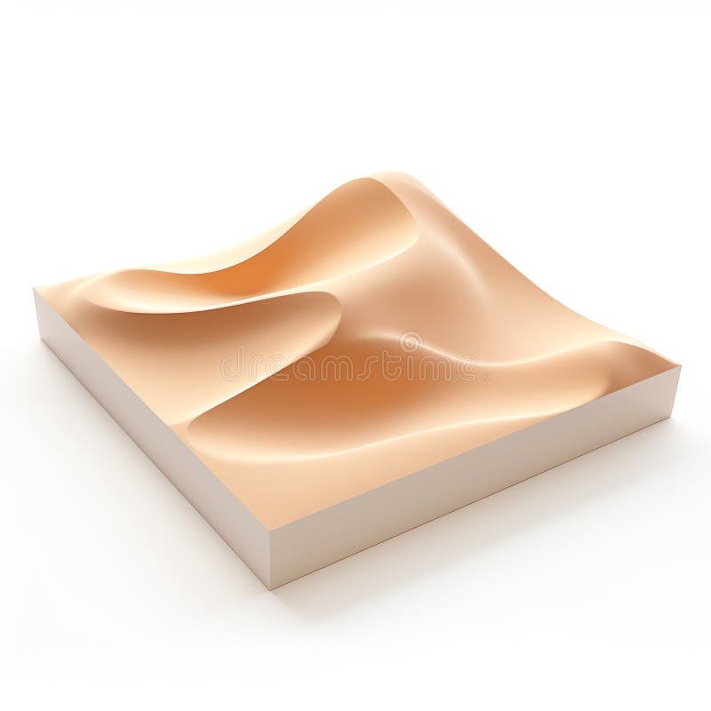 Shiny Plastic Isometric Square Model of a Bog Stock Illustration ...