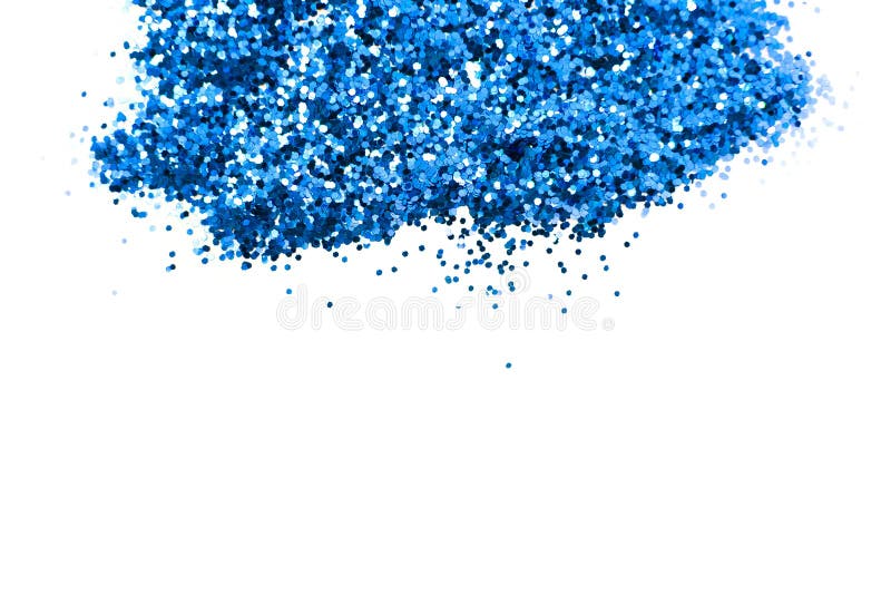 Shiny Powder Deep Blue Object Stock Photo - Image of foil, design: 74710082