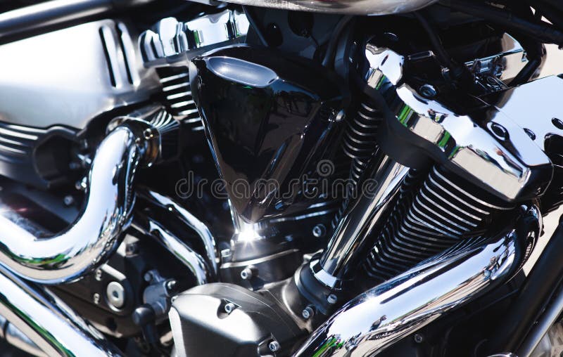 Shiny Power Chrome Motorcycle Engine Block Stock Image - Image of ... Shiny Power Chrome Motorcycle Engine Block Stock Image - Image of ...