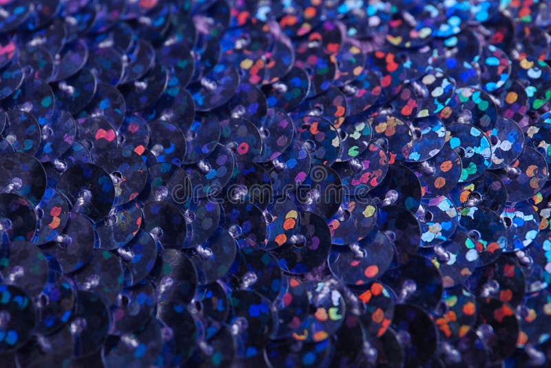 Shiny Purple Sequins, Closeup Stock Image - Image of sequins, sample ...
