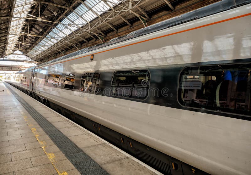 Shiny Railway Carriage of a Train Stock Image - Image of passenger ...