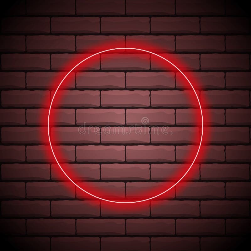 Shiny Red Circles Background. Vector Illustration with Space for Your ...
