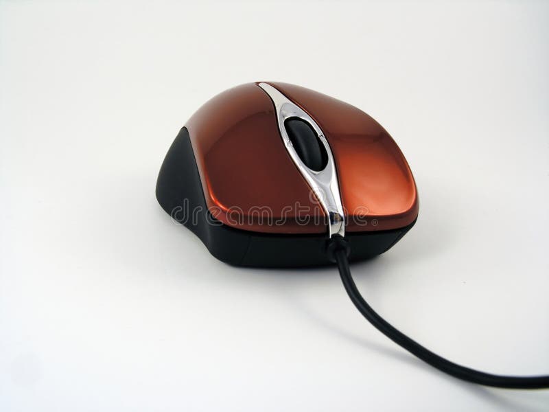 Shiny red optical mouse stock photo. Image of hardware - 250302