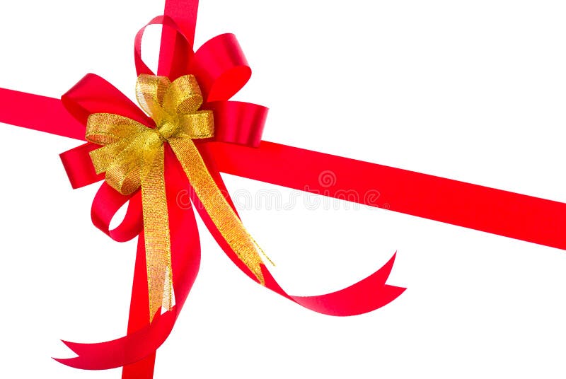 Shiny Red Ribbon with Copy Space. Stock Image - Image of card, abstract ...