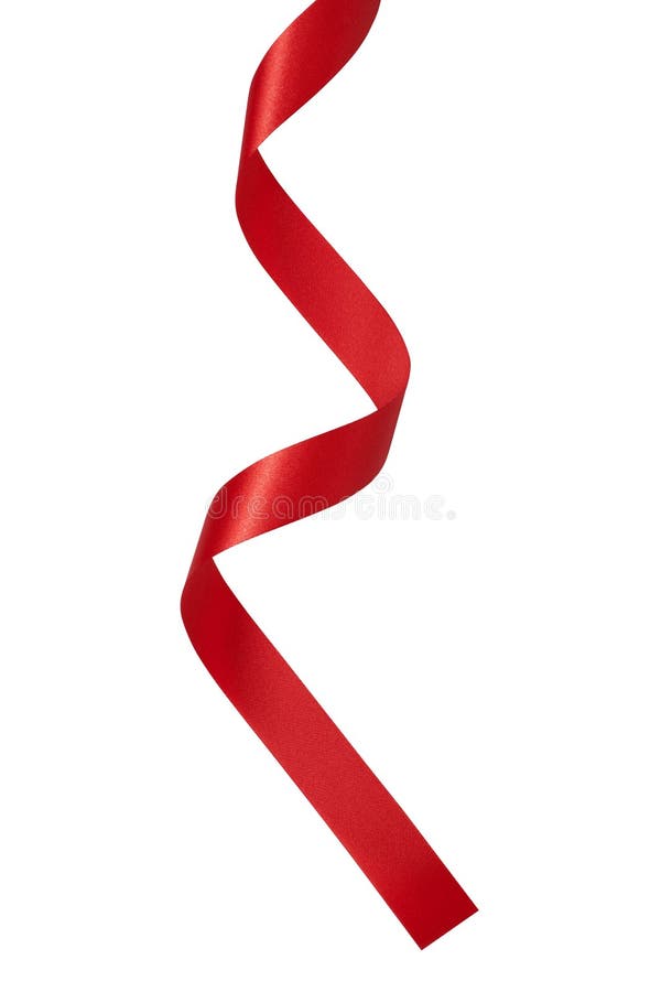 Shiny Red Ribbon stock image. Image of card, macro, decoration - 35200185