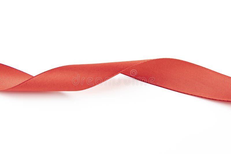Shiny red ribbon stock image. Image of decoration, element - 147996037