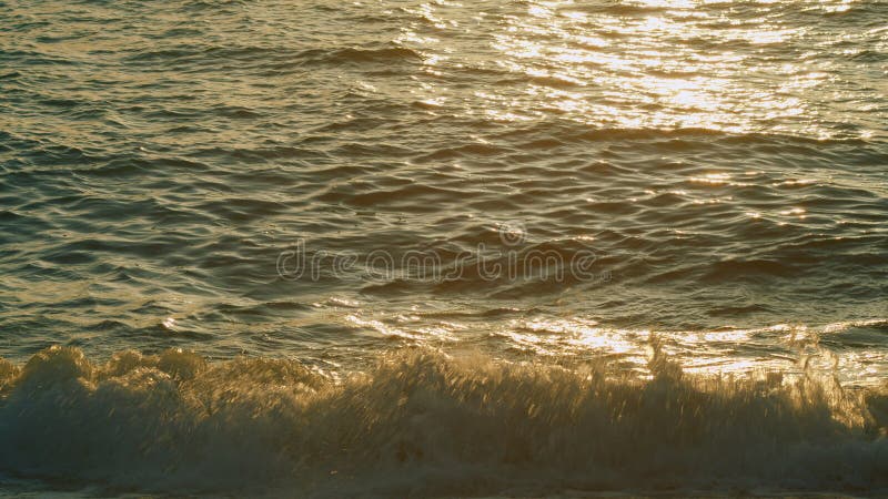 Shiny Reflections of the Sun through the Clear Water. Texture of Water ...