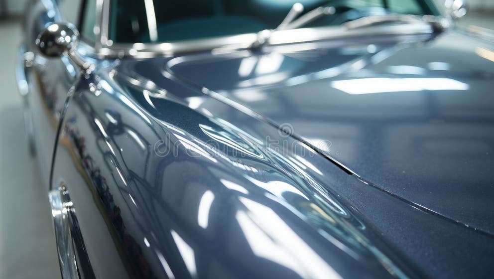 Shiny Reflective Chrome Surface with Sharp Highlights Stock ...