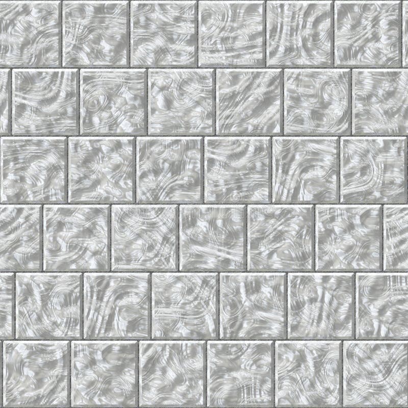 Shiny Reflective Glass Square Tiles Pattern Stock Illustration ...