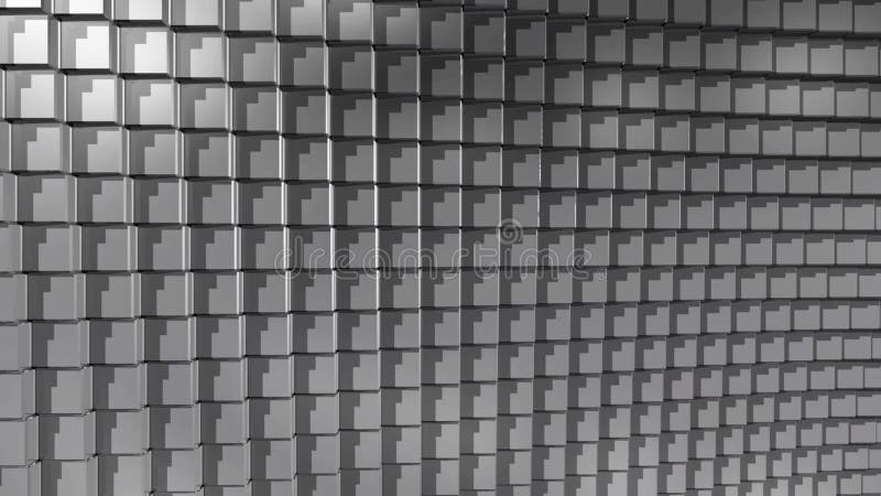 Shiny Reflective Metal Cube Animated Looping Background Stock Video ...