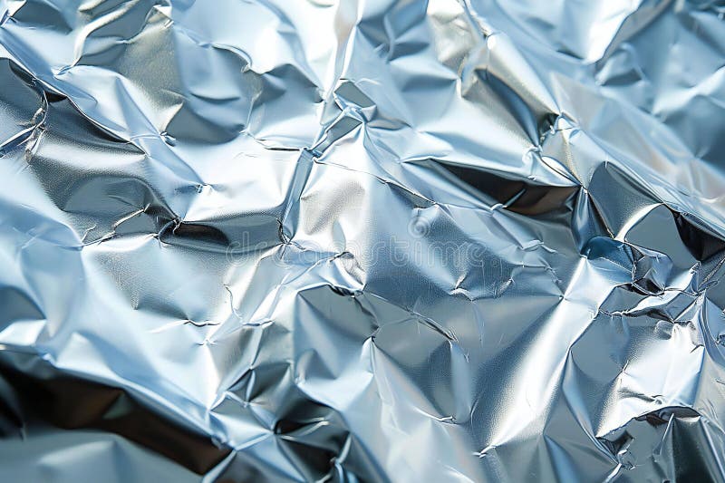 A Shiny, Reflective Silver Foil Texture for Use As an Abstract ...