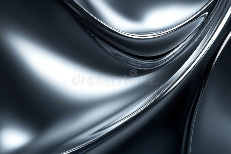 A Shiny, Reflective Titanium Background with Gradients of Silver and ...