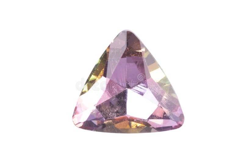 Shiny Rhinestones Isolated on White Background, Gemstone Stock Photo ...