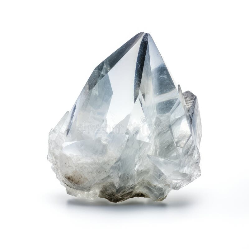 A Shiny Rock Crystal Nugget with a Smooth, Glossy Surface and Clear ...