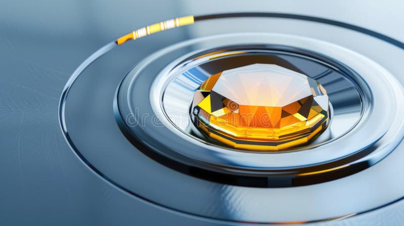 Shiny Round Object Yellow Stone Center Stock Photos - Free & Royalty ...