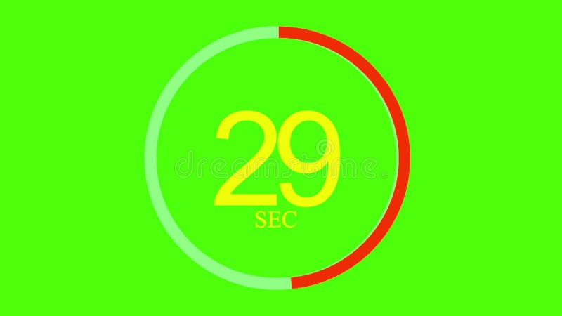 Shiny Round Time Code Number Left Stock Video - Video of motion ...