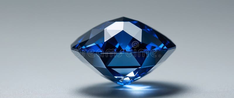 Shiny Sapphire Beautiful Crystal Close Up Stock Image - Image of ...