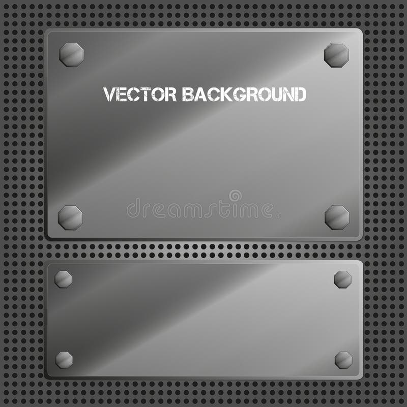 Shiny sheet metal stock vector. Illustration of metal - 87787968