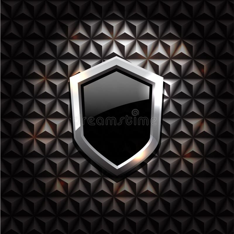 Set of shiny shields stock vector. Illustration of graphic - 29272399