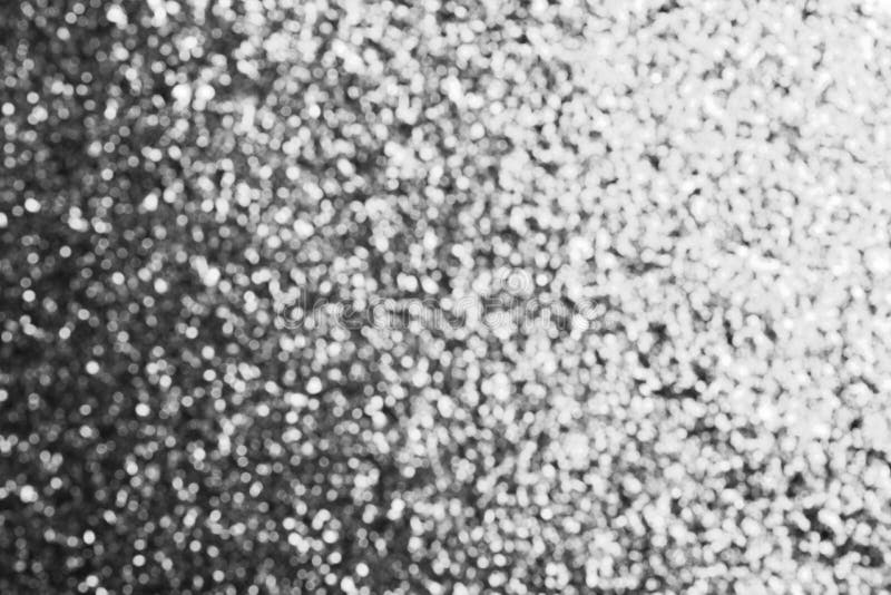 Shiny Silver Background with Magical Bokeh Effect Stock Photo - Image ...