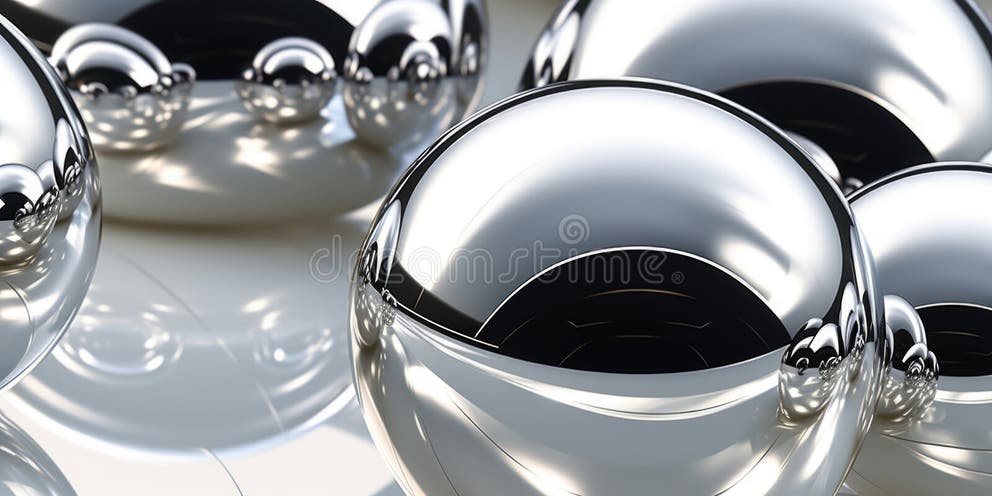 Shiny Silver Balls on a Table. Perfect for Adding Elegance To Any Event ...