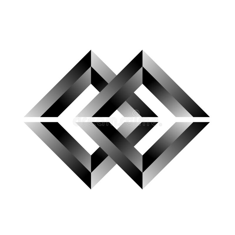 Shiny Silver Color Diamond Shape Icon Stock Vector - Illustration of ...