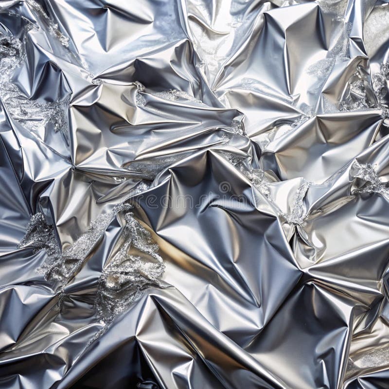 Shiny Silver Foil Background for Elegant and Modern Designs Stock ...