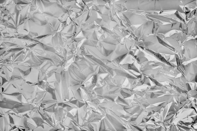 Shiny Silver Foil Texture Background, Pattern of Wrapping Paper with ...