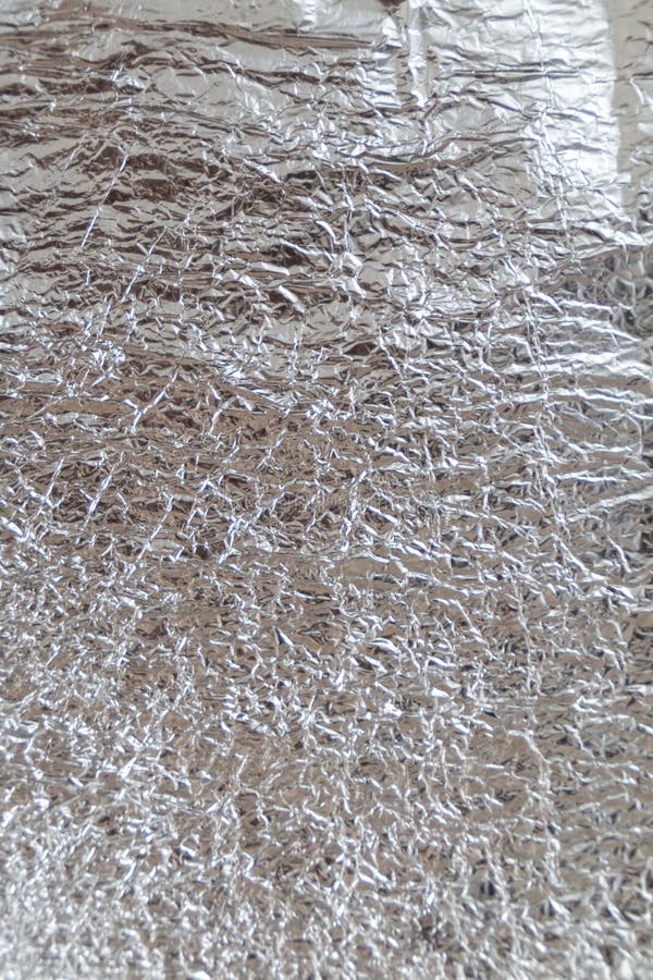 Shiny Silver Foil Textured Background Stock Image - Image of gray ...