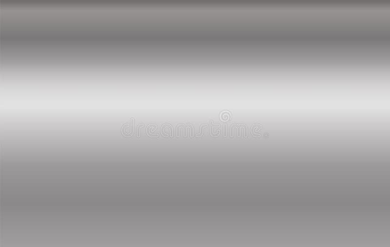 Shiny Silver Gradient. Metallic Shiny Vector Background. Bright Chrome ...