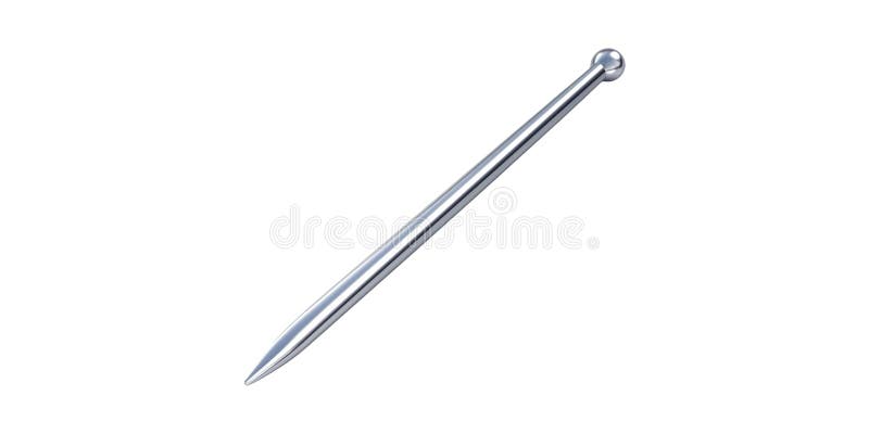 Shiny Silver Metal Nail Tool Isolated on Transparent Background Stock ...