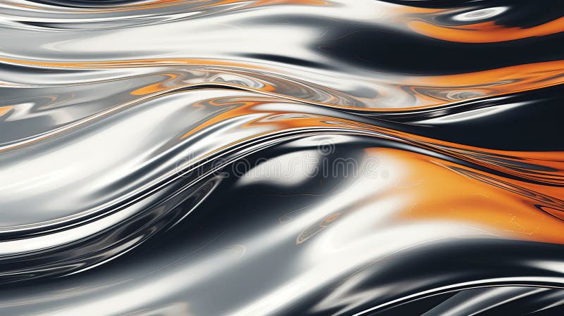 Shiny Silver Metal Waves Texture, Perfect for Backgrounds or Wallpapers ...