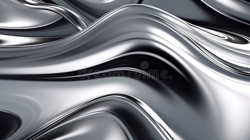 Shiny Silver Metal Waves Texture, Perfect for Backgrounds or Wallpapers ...