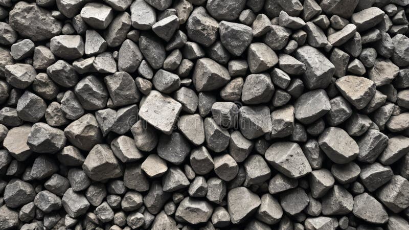 Shiny Silver Ore Heap a CloseUp Snapshot of Mining Minerals Stock ...