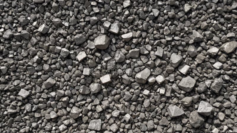Shiny Silver Ore Heap a CloseUp Snapshot of Mining Minerals Stock ...