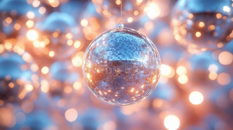 Shiny Silver Party Disco Balls Background Stock Photo - Image of celebration, abstract: 364690332