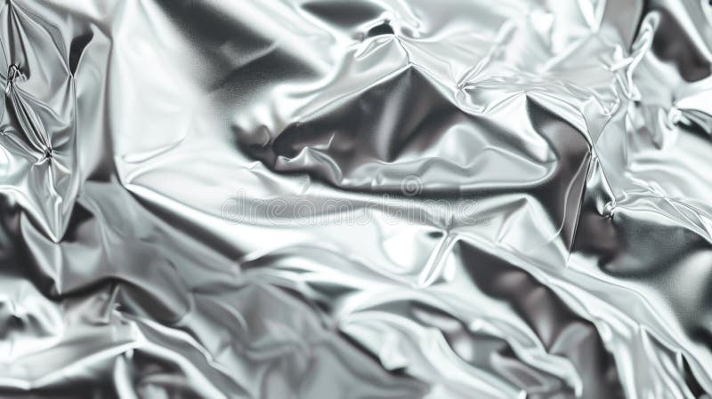 Shiny Silver Textured Fabric Background with Light Reflections Stock ...