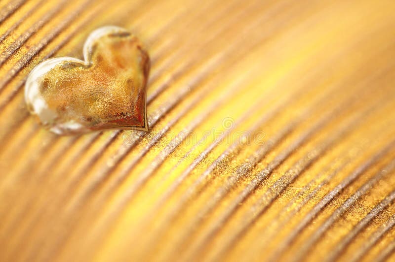 Small Golden Favors for Candy Stock Image - Image of color, curled ...