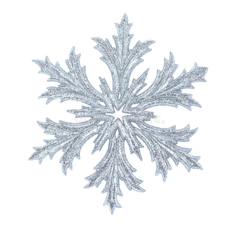 Silver Snowflake stock image. Image of white, close, holiday - 21439935