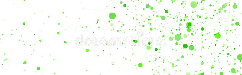 Shiny Sparkling Green Particles on White Background Stock Vector ...