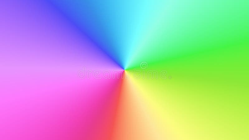 Shiny Spinning Colorful Gradient in Multiple Colors Rotating in a CGI ...