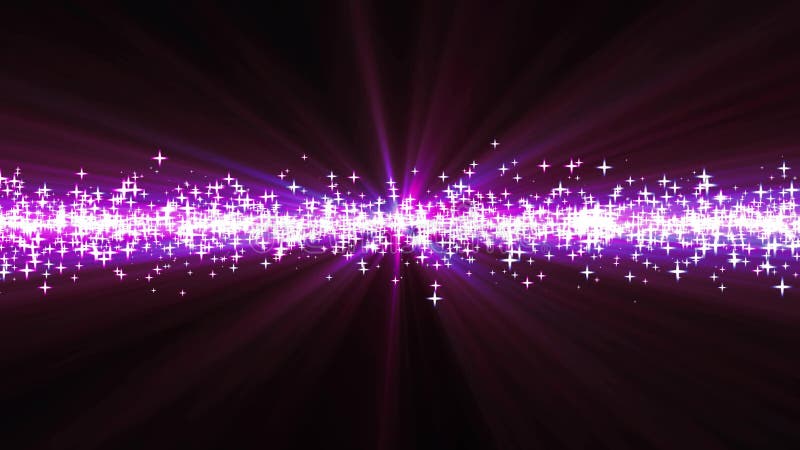Shiny Stars Particle Collision Exploding Colored Magic Lights Motion ...