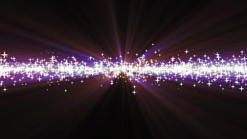 Shiny Stars Particle Collision Exploding Colored Magic Lights Motion ...