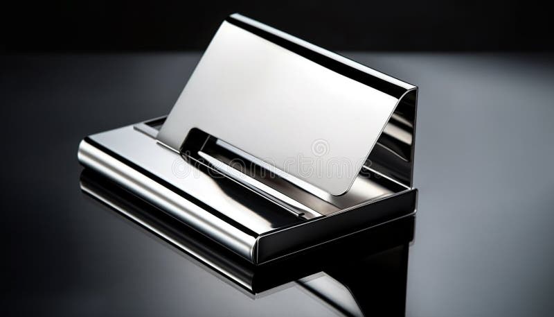 Shiny Steel Container, Blank Packet, Modern Design Generated by AI ...