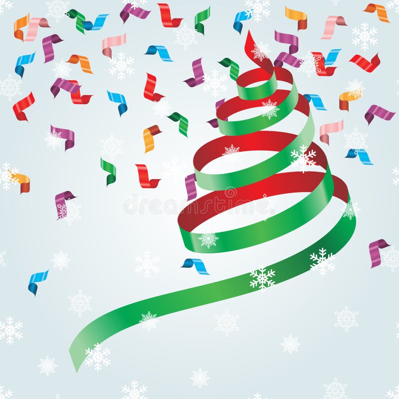 Shiny Streamers or Party Serpentine. Vector Stock Vector - Illustration ...