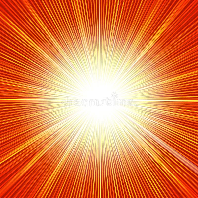 Shiny sun stock vector. Illustration of season, orange - 39588630