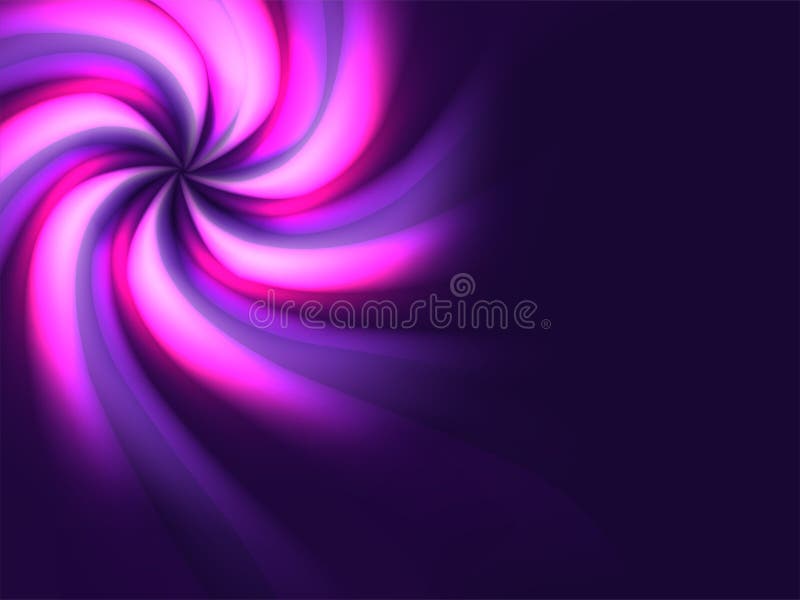Shiny Colorful Swirl Rays, Abstract Background Stock Illustration ...